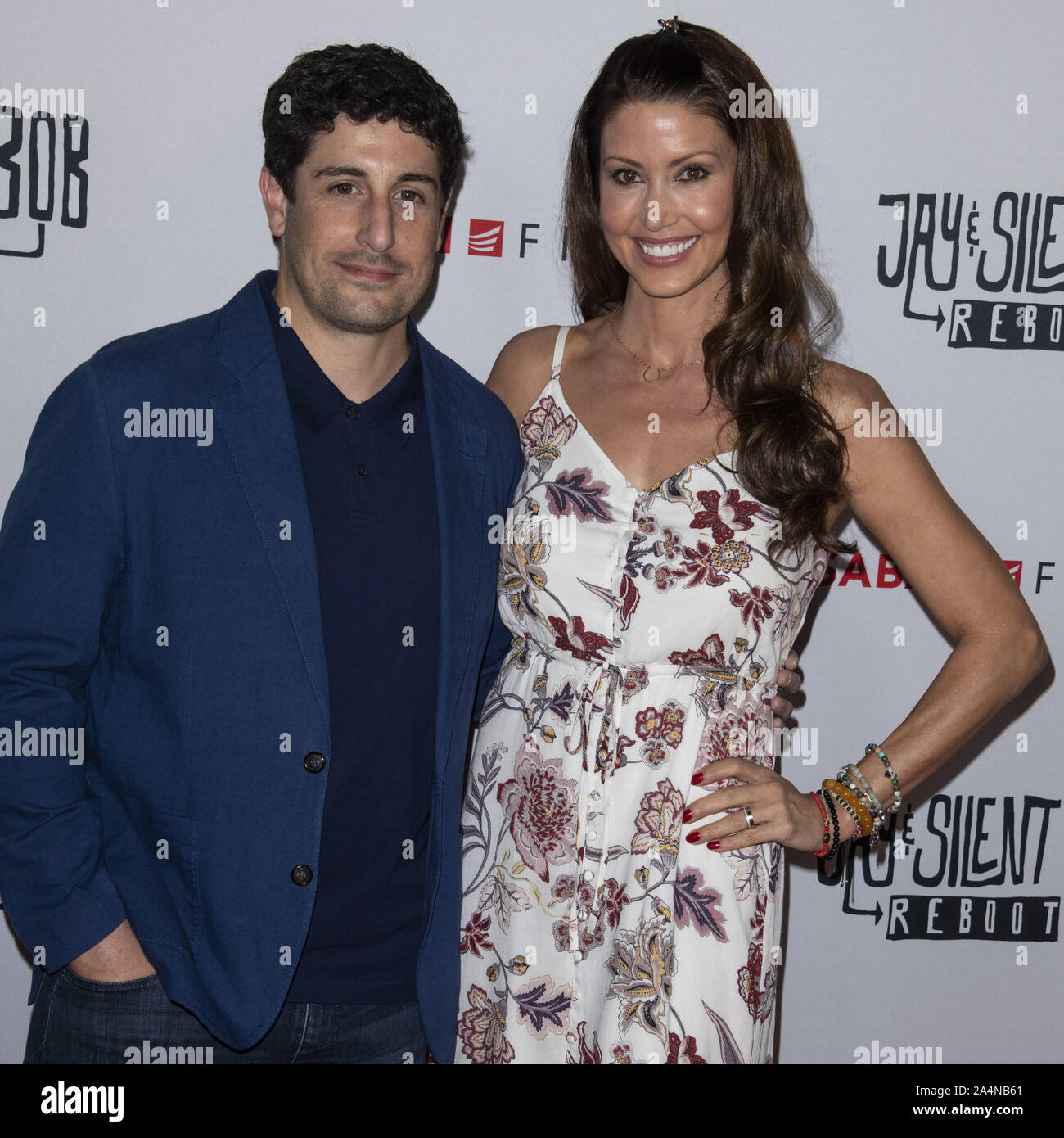 October 14, 2019, Los Angeles, California, USA: JASON BIGGS and SHANNON ...