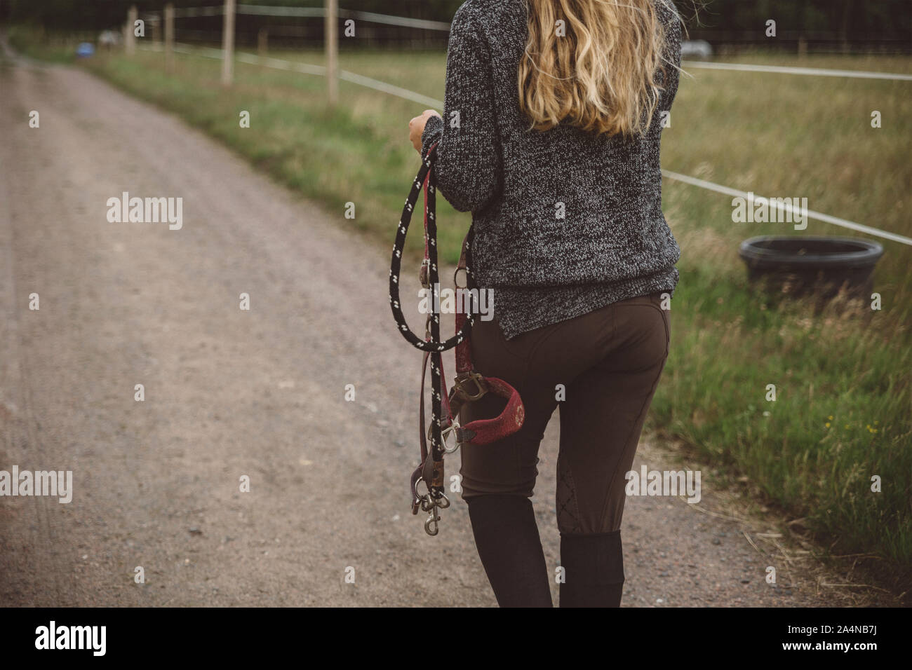 Woman in harness hi-res stock photography and images - Alamy