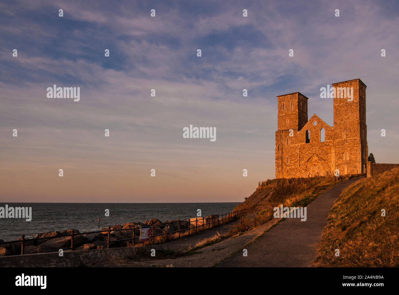 Reculver tower hi-res stock photography and images - Alamy