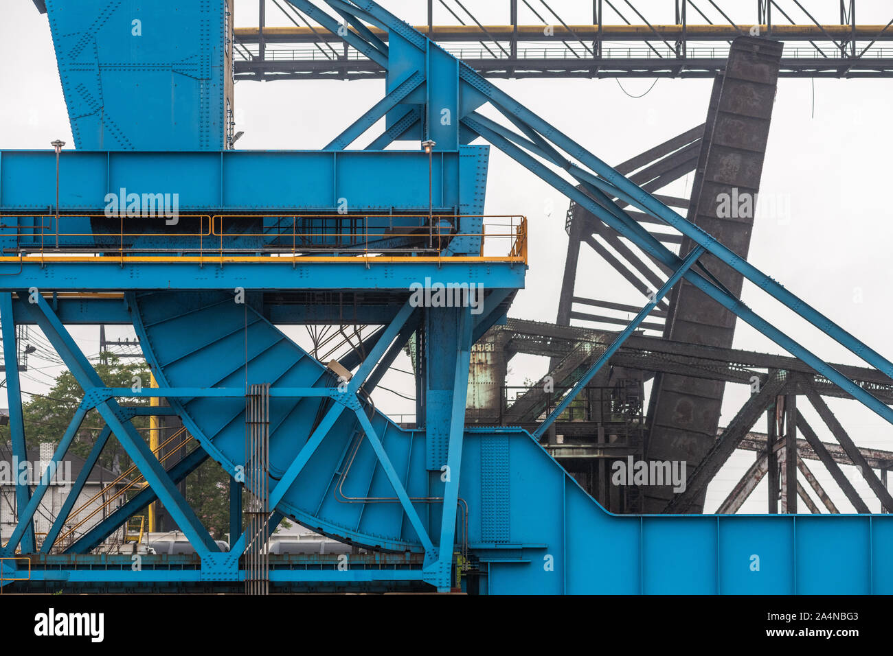 Calumet River scene Stock Photo - Alamy