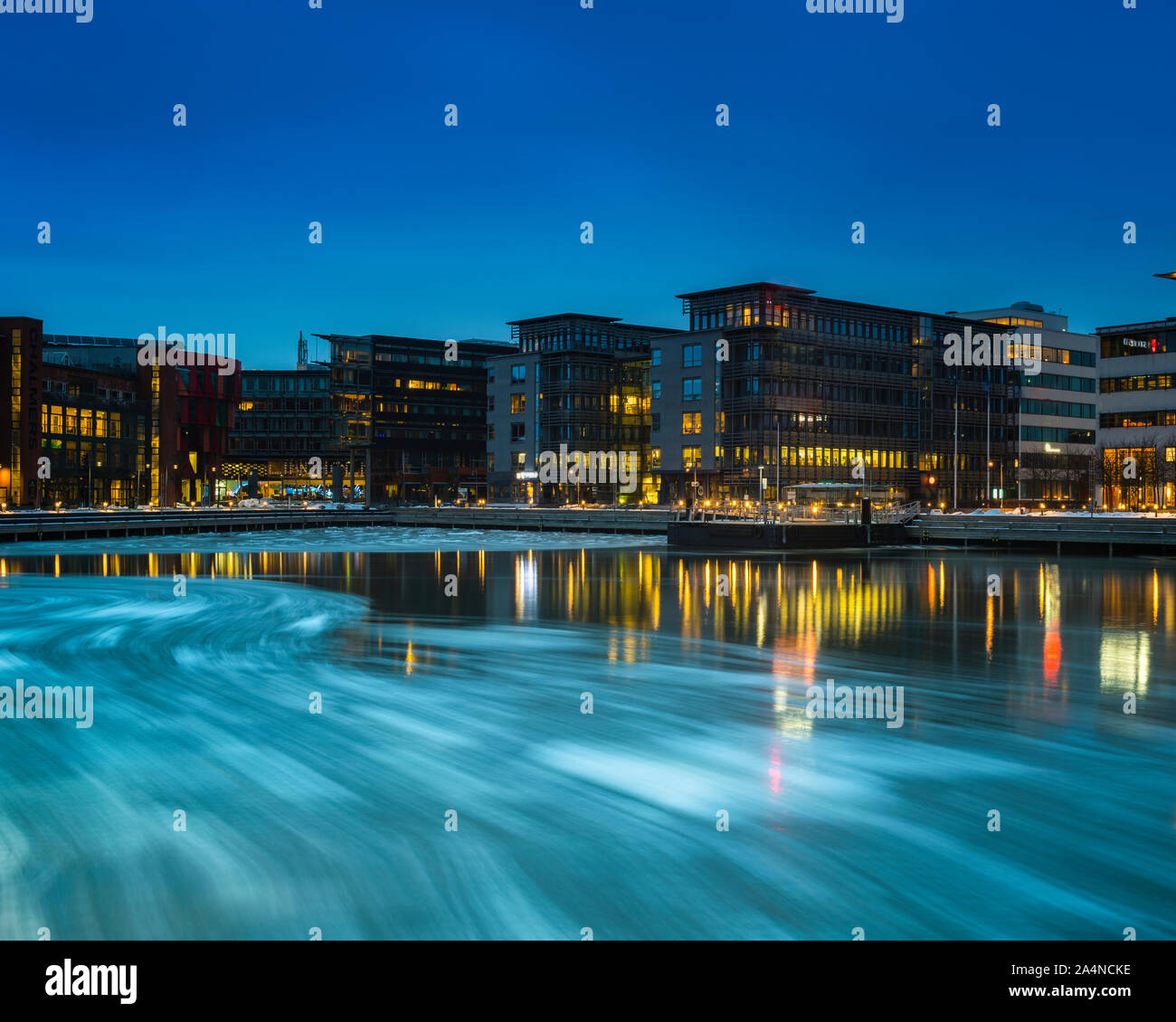 Buildings at sea Stock Photo - Alamy