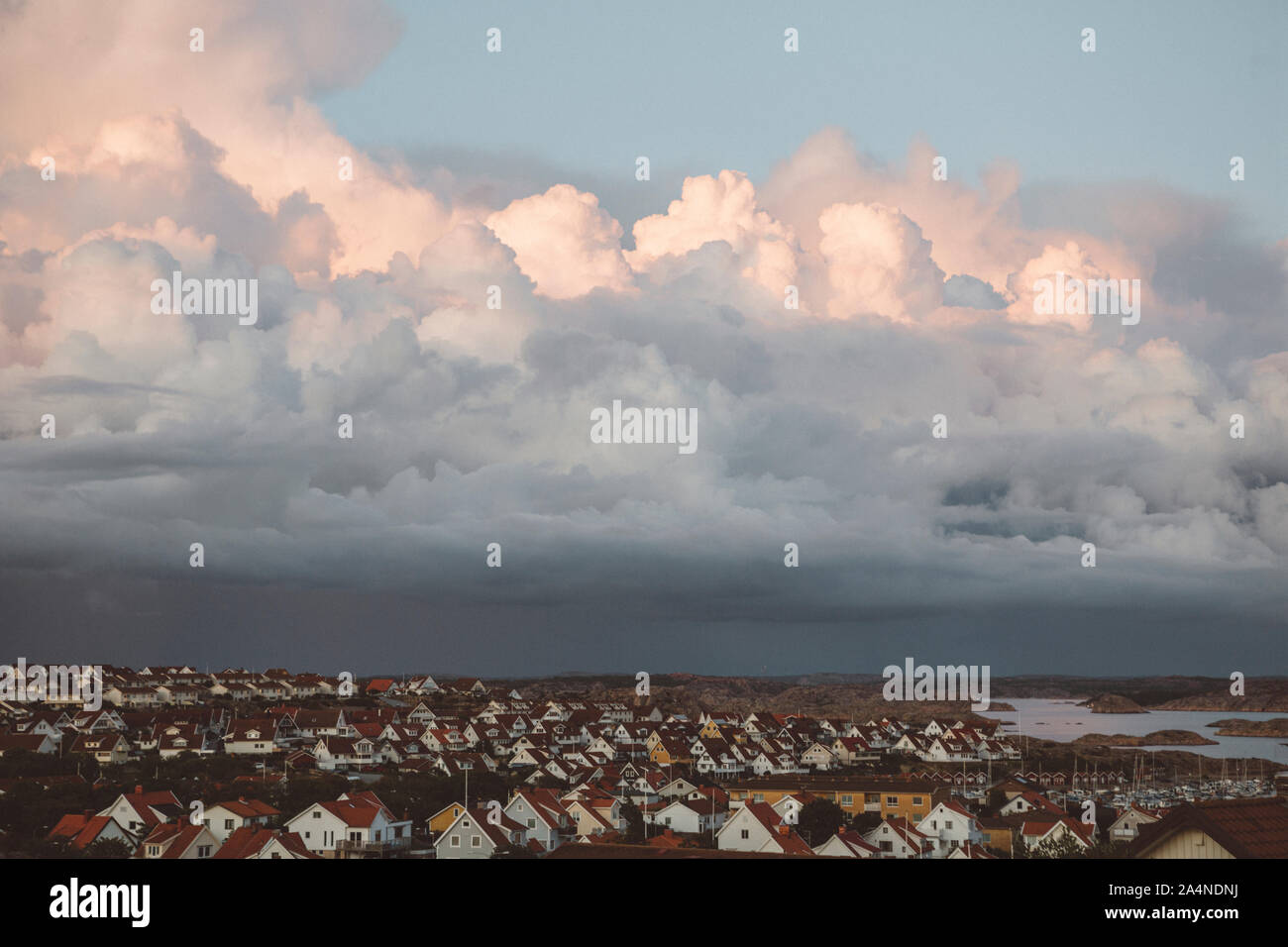 View of residential area Stock Photo - Alamy