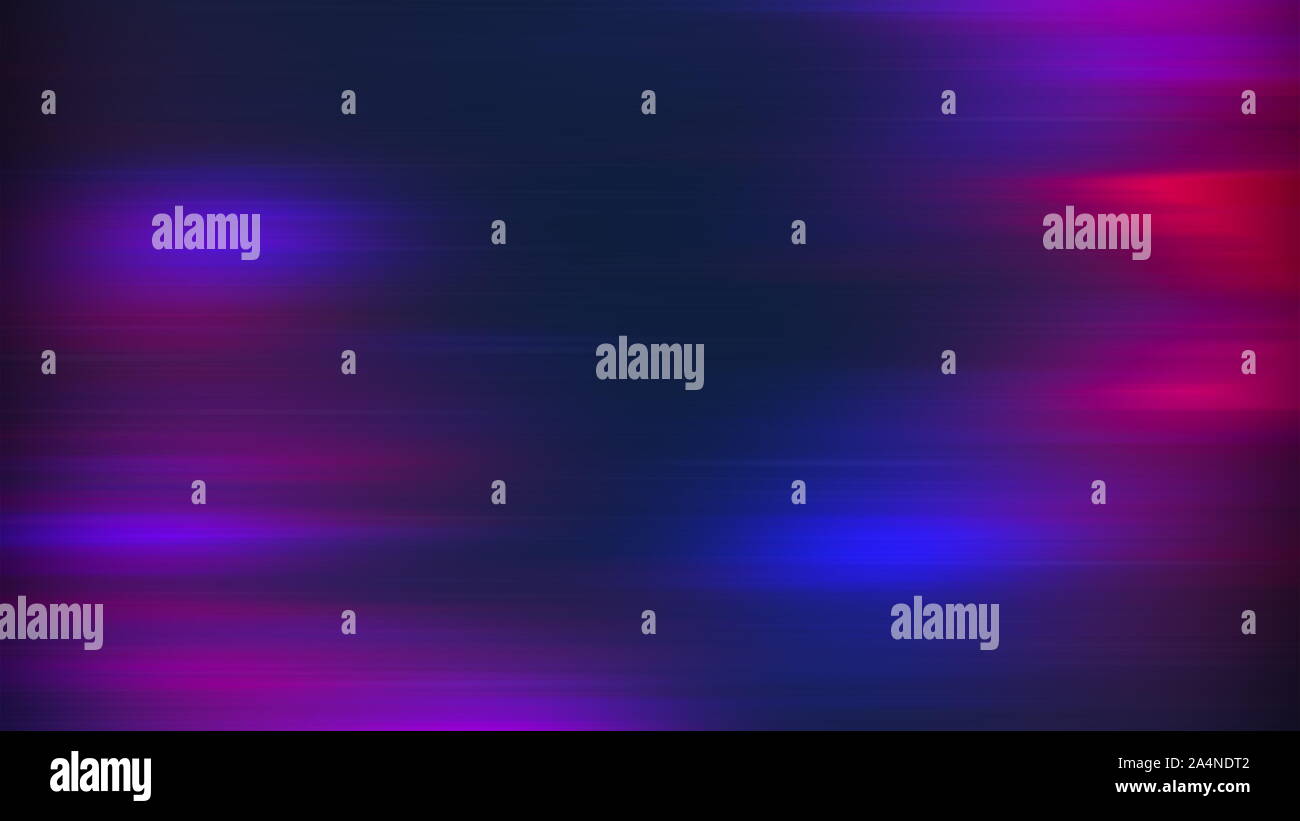 Noise with luminous colored stripes and lines on a black background ...