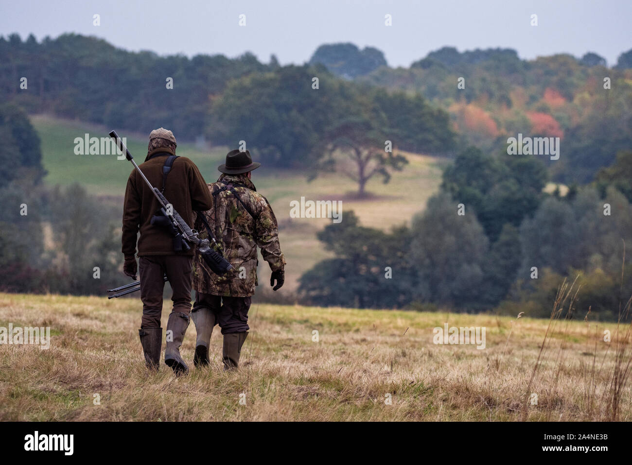 Hunters with rifle europe hi-res stock photography and images - Alamy