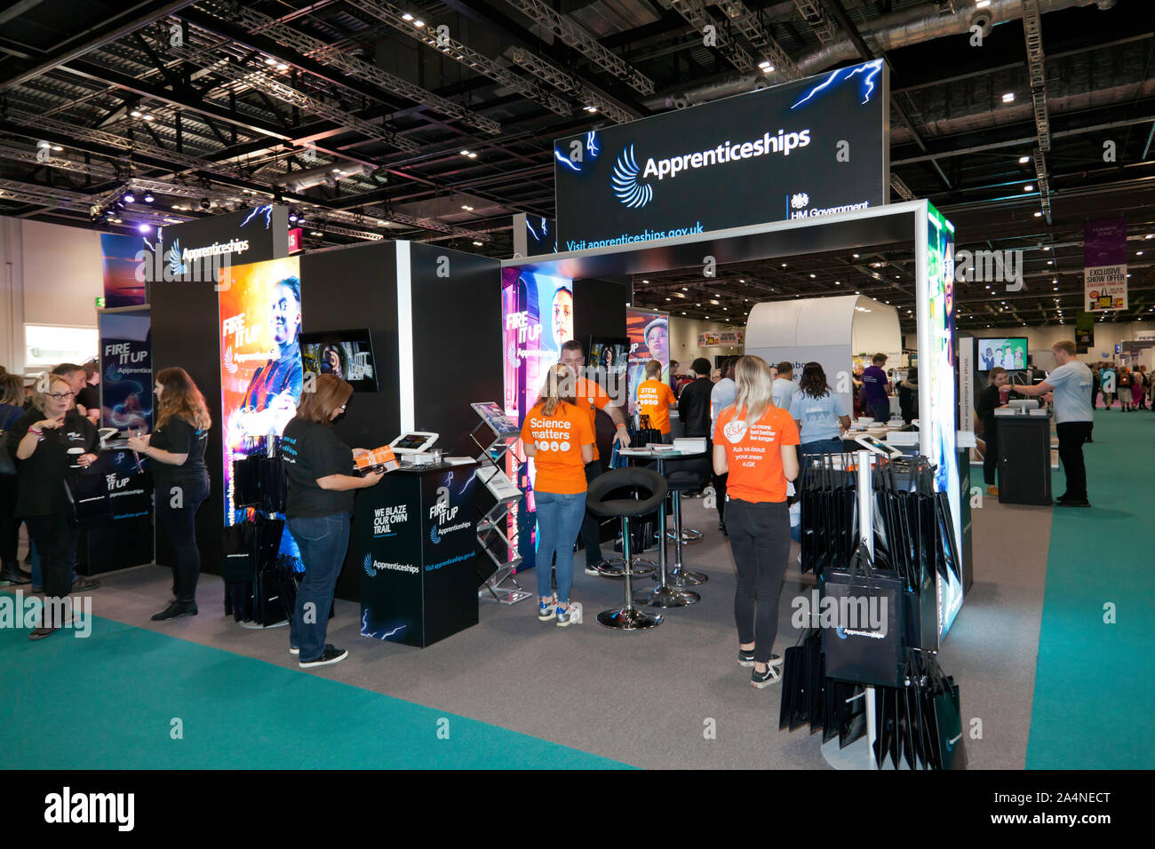 The national apprenticeship service stand hi-res stock photography and ...