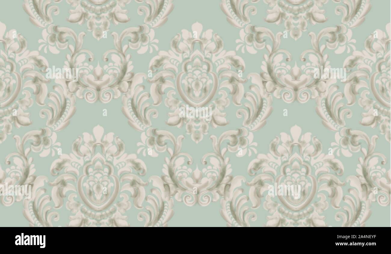 Rococo texture pattern Vector. Floral ornament decoration. Victorian ...