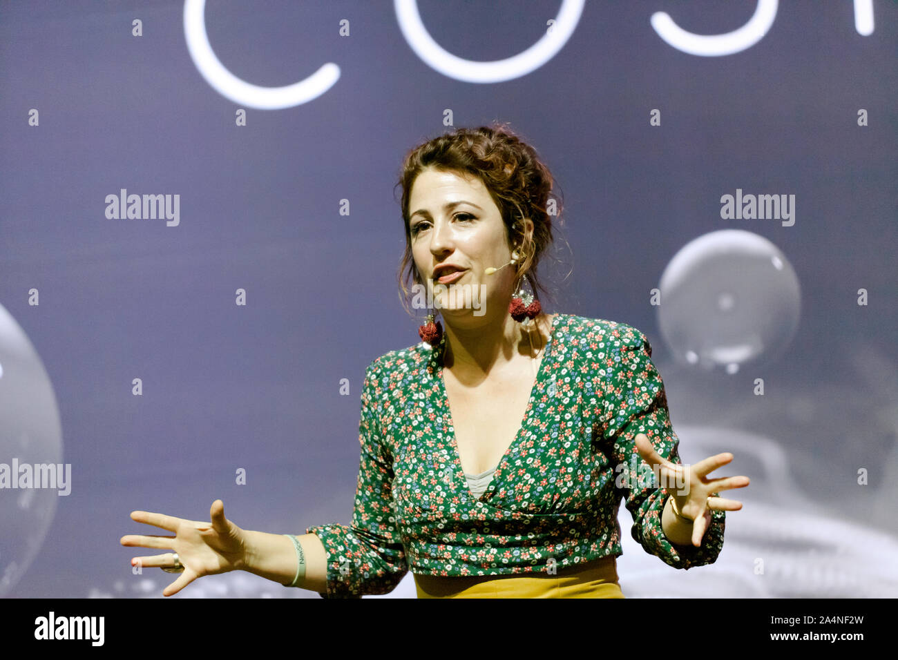 Astrophysicist, Emma Osborne giving a talk entitled "Time Travel For ...