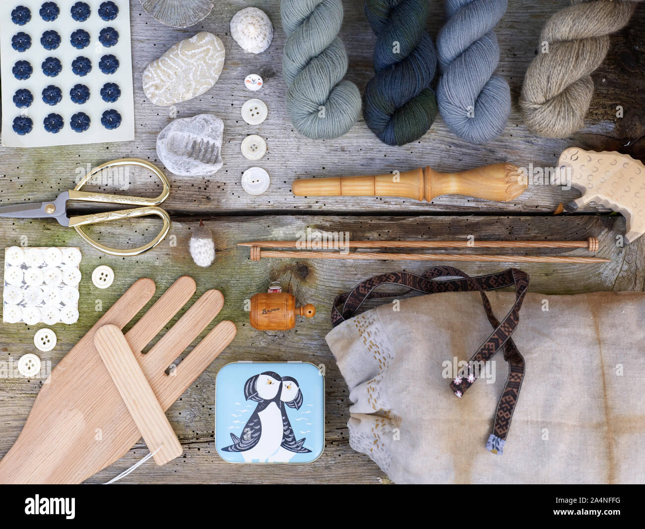 Knitting equipment hi-res stock photography and images - Alamy