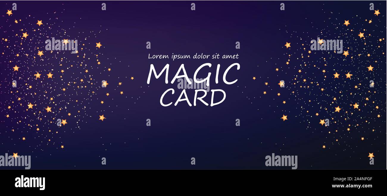 Cosmic background with abstract colors magic card vector Stock Vector ...
