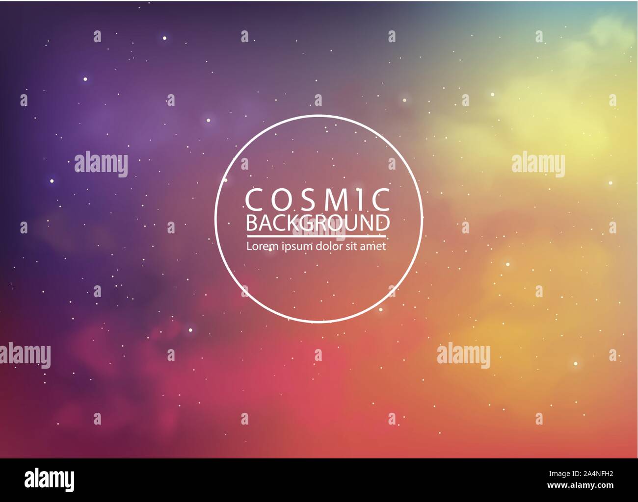 Cosmic background with abstract colors on background Stock Vector Image ...