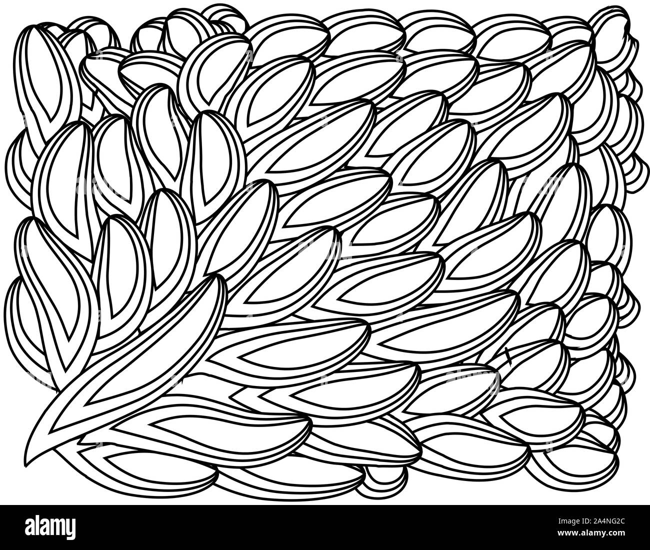 Pattern for coloring book. Ethnic, floral, retro, doodle, tribal design ...