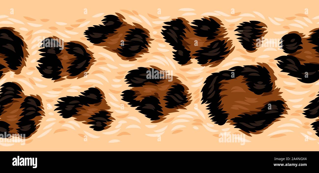 Leopard Seamless Pattern Stock Vector Image Art Alamy