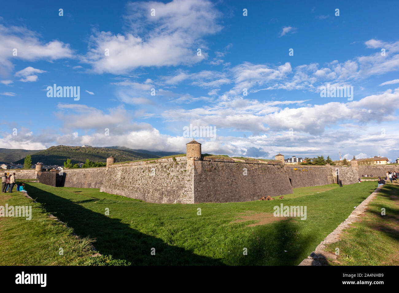 Walls of the Citadel of Jaca, Jaca, Aragon, Spain Stock Photo - Alamy