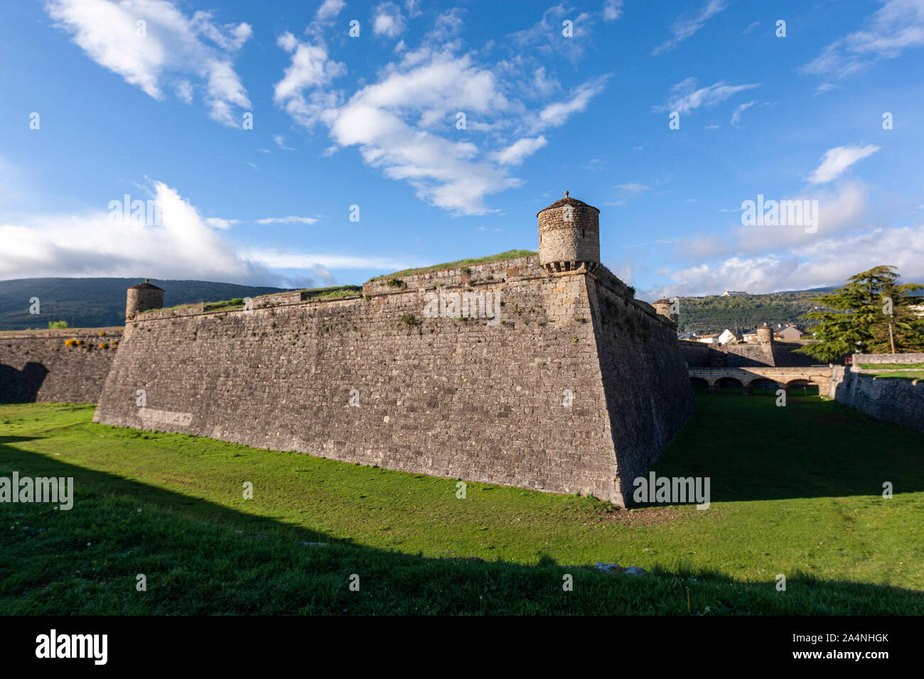 Walls of the Citadel of Jaca, Jaca, Aragon, Spain Stock Photo - Alamy