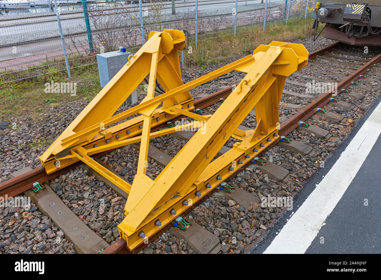 Buffer Stop High Resolution Stock Photography and Images - Alamy