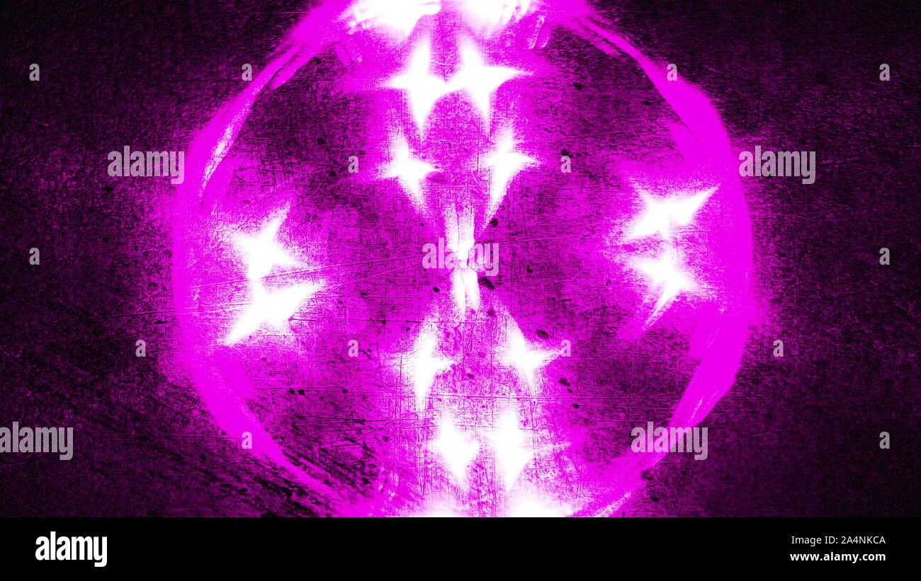 Twinkling stars effect animation neon hi-res stock photography and ...