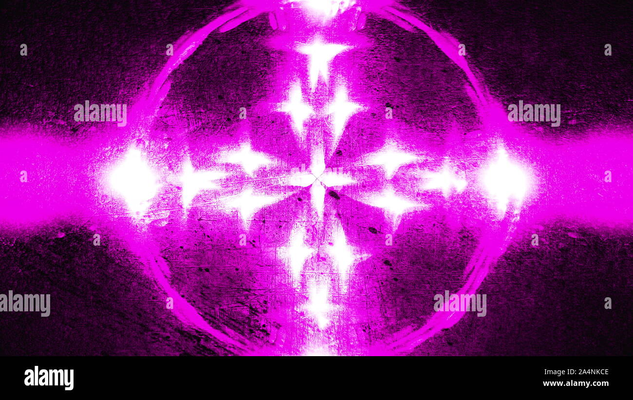 Twinkling stars effect animation neon hi-res stock photography and ...