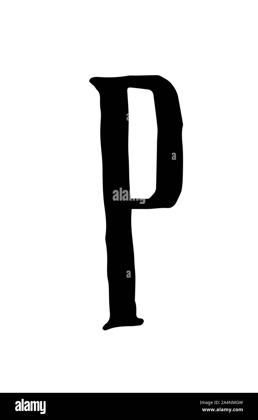 Bumpy elongated font. Vector. Capital letter. Uneven font. Letter are ...