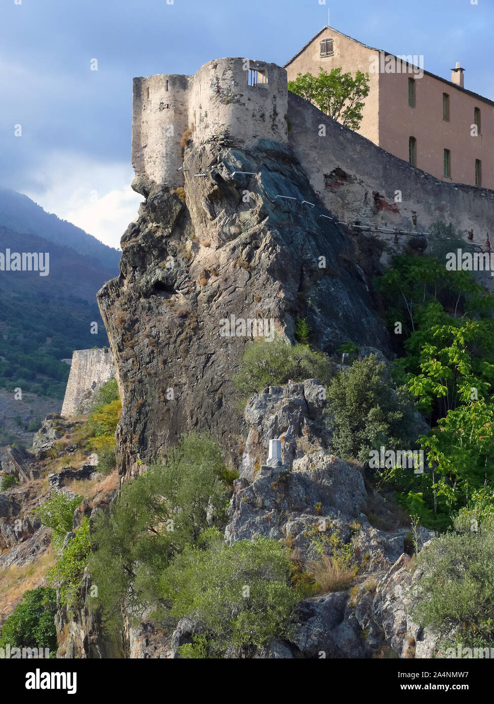 Citadelle de Corte, Citadel, Corsica, France, Europe Stock Photo - Alamy
