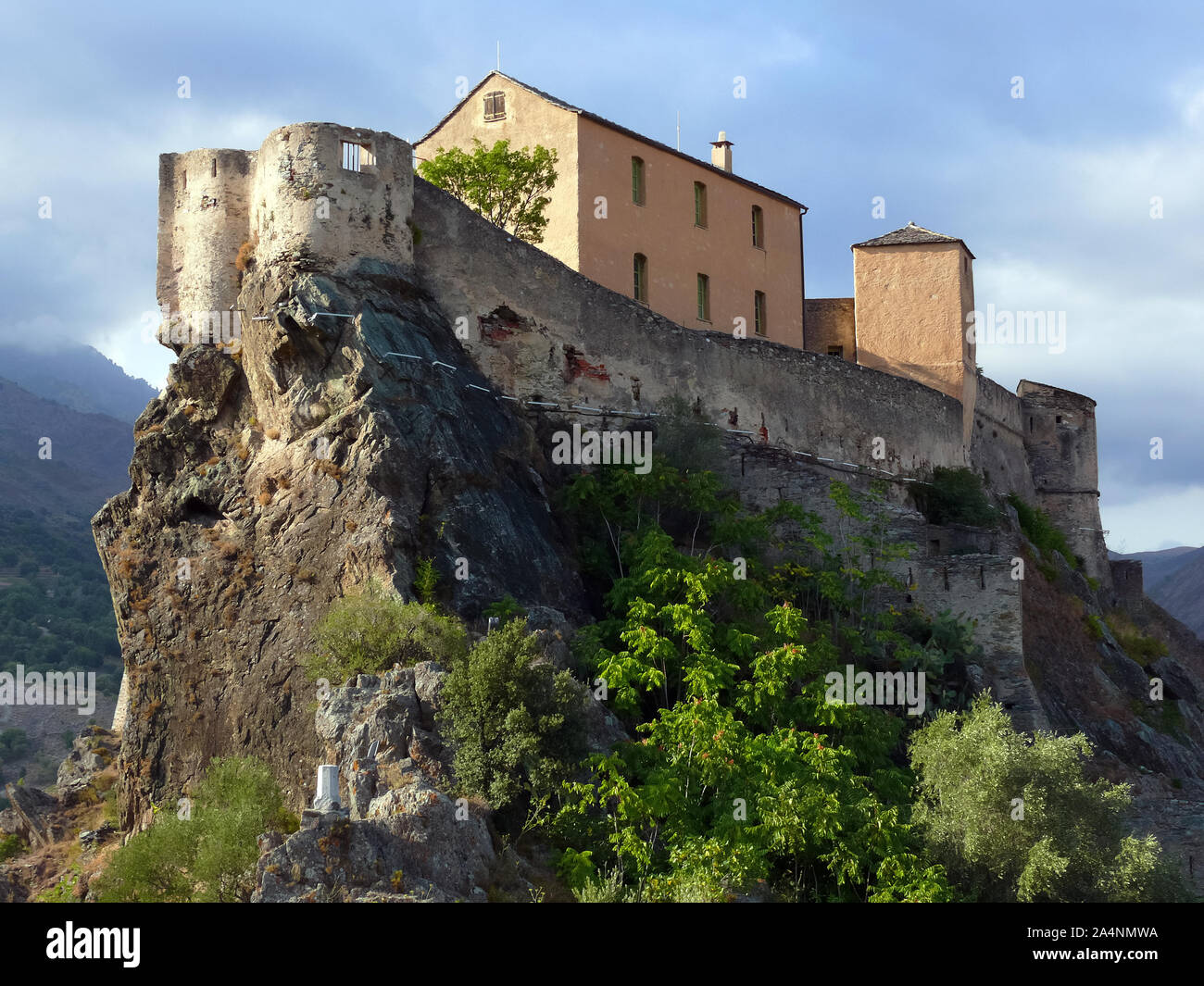 Citadelle de Corte, Citadel, Corsica, France, Europe Stock Photo - Alamy