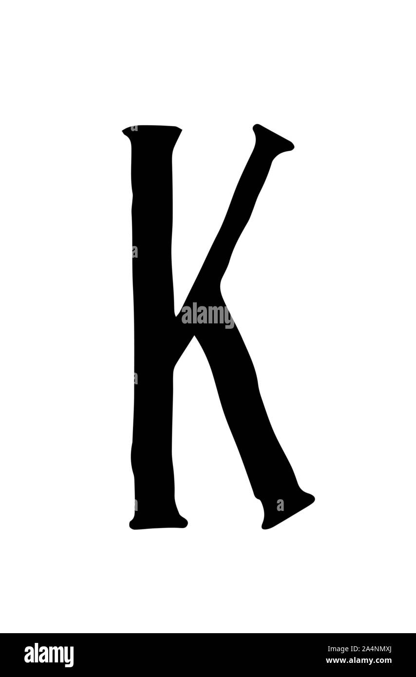 Bumpy elongated font. Vector. Capital letter. Uneven font. Letter are ...