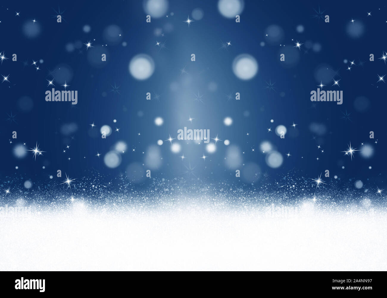 Winter christmas background with shiny snow and blizzard Stock Photo ...