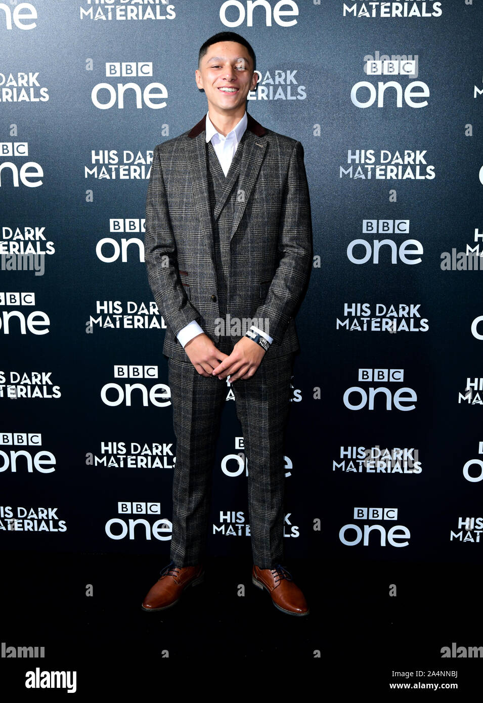 Daniel Frogson attending the premiere of His Dark Materials held at the ...