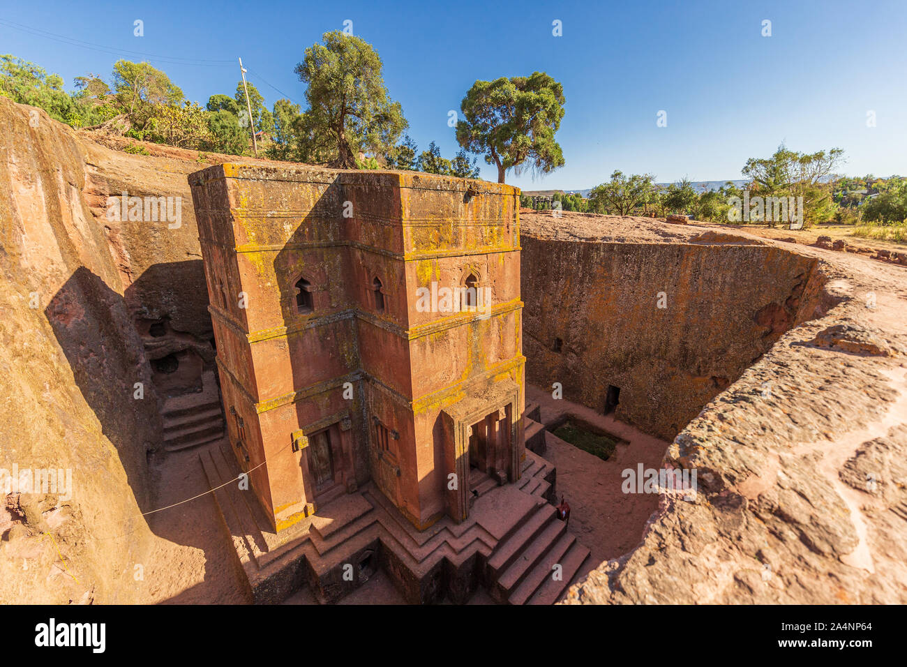 Church of St. George (Bete Giyorgis), Lalibela, Ethiopia Stock Photo ...