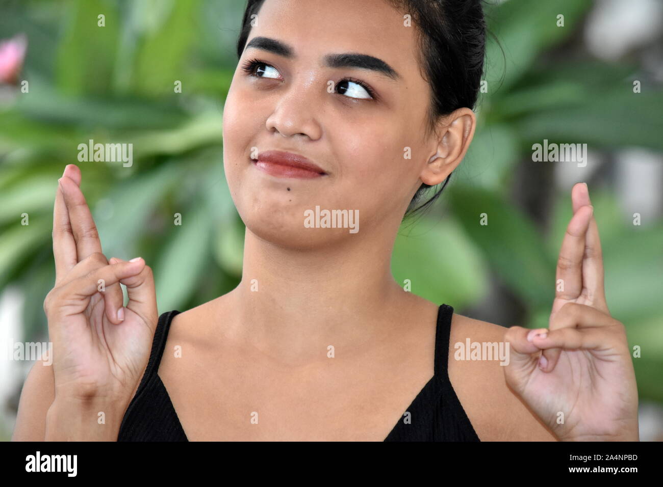 Fortunate Young Girl Youth Stock Photo - Alamy