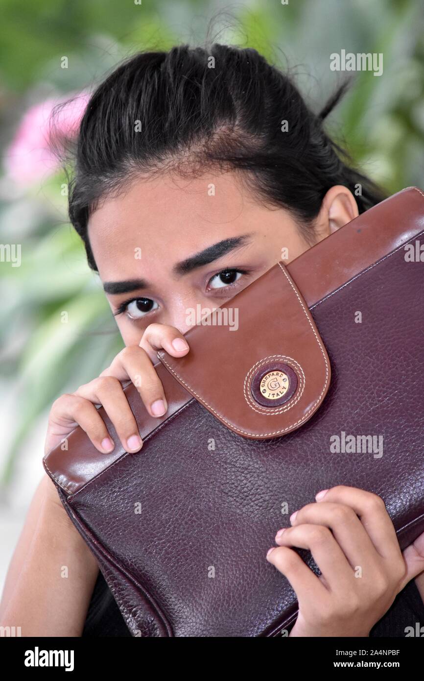 Teenage Female Afraid Stock Photo - Alamy