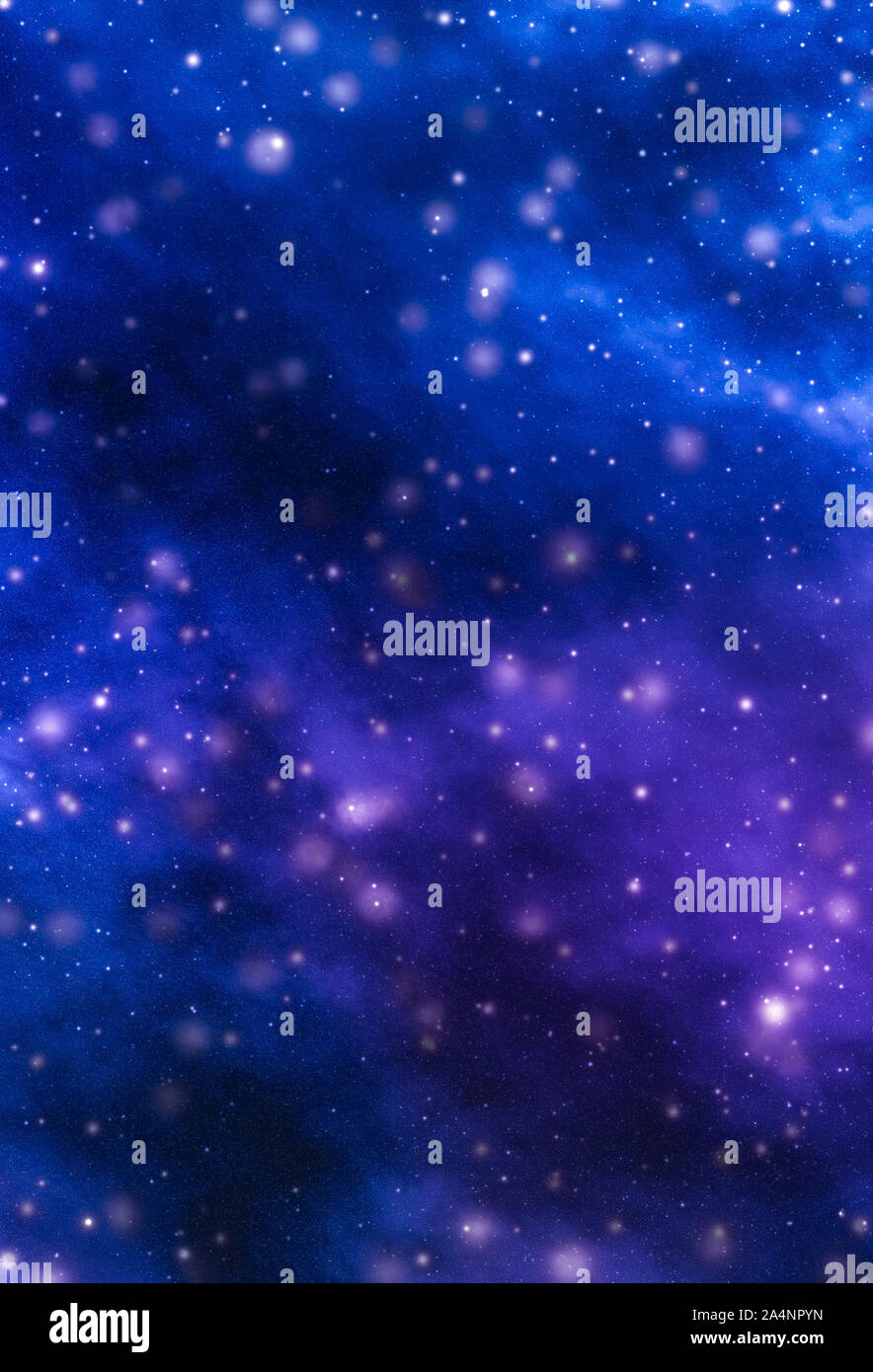 Discovery in astronomy, cosmic abstract and future technology concept ...