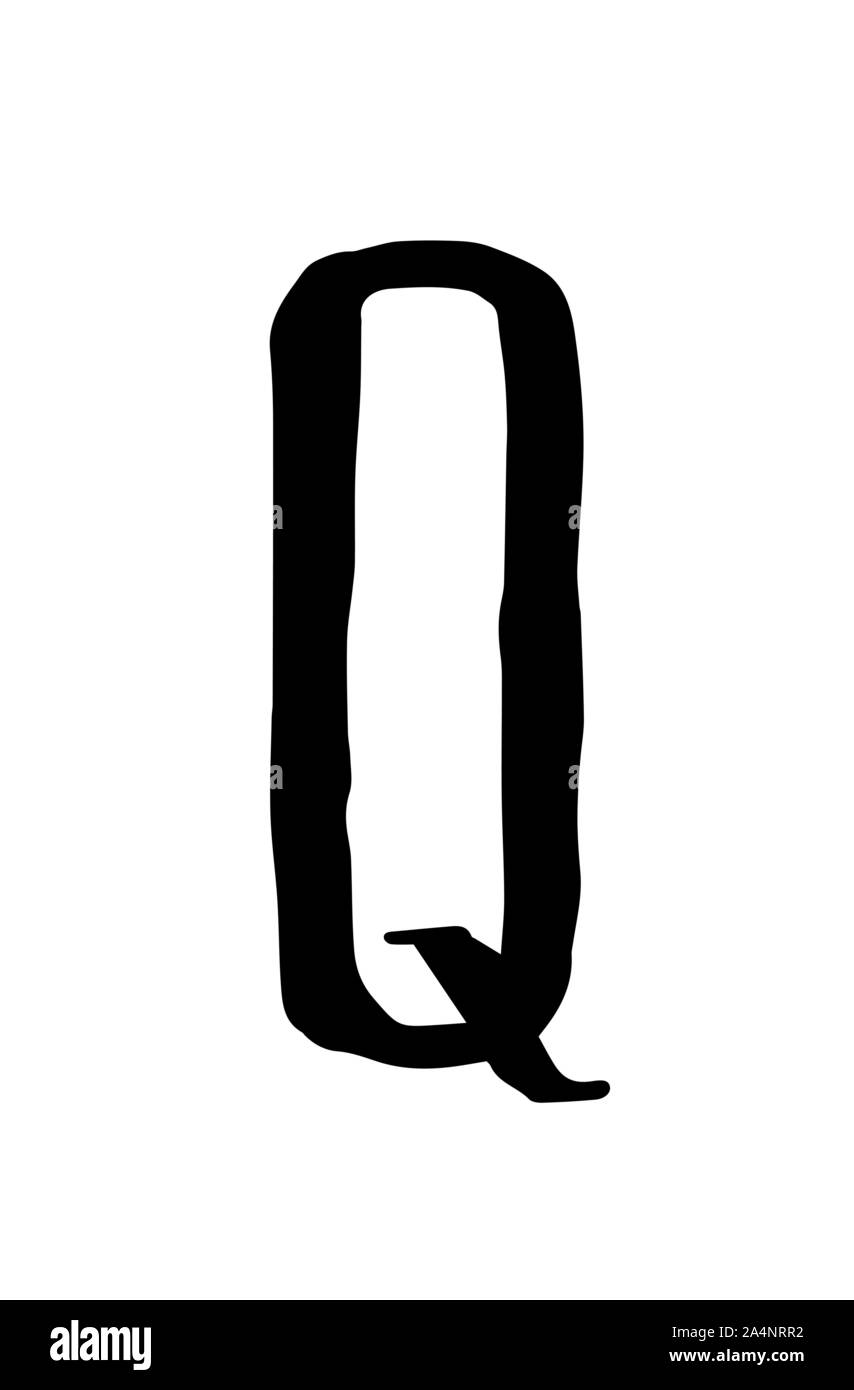 Bumpy elongated font. Vector. Capital letter. Uneven font. Letter are ...