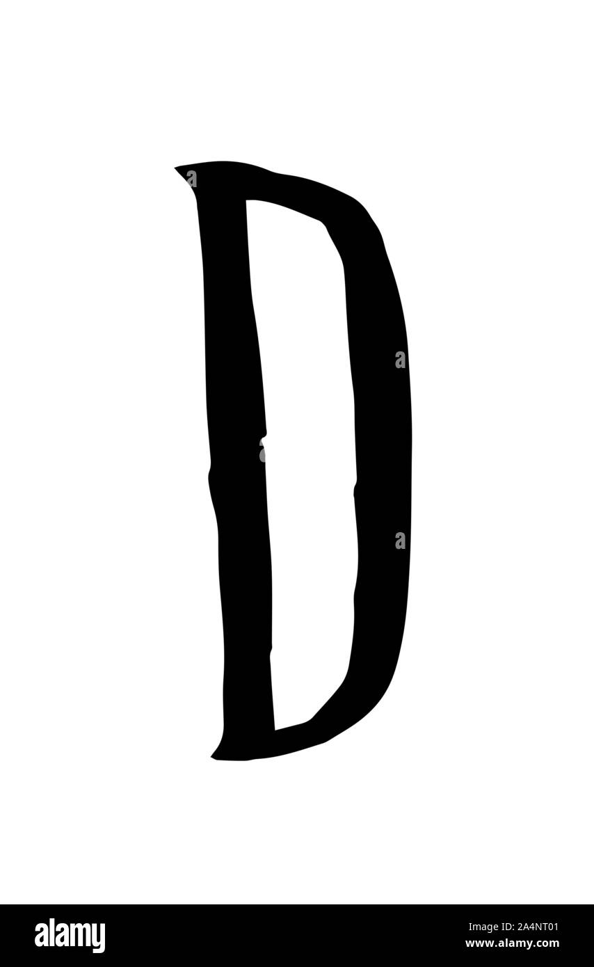 Bumpy elongated font. Vector. Capital letter. Uneven font. Letter are ...