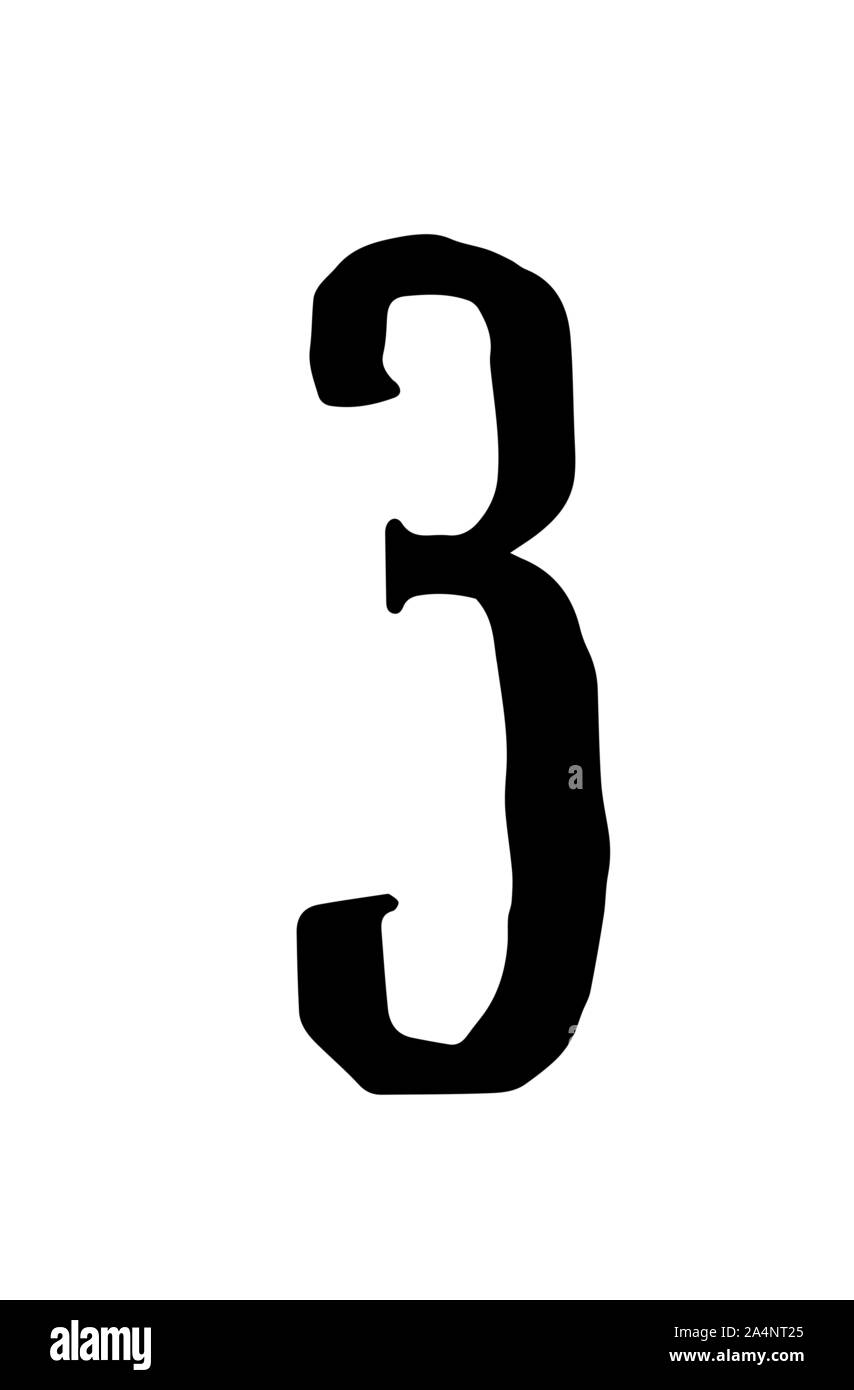 Bright English font. Vector. Linear, contour, volumetric number. Font ...