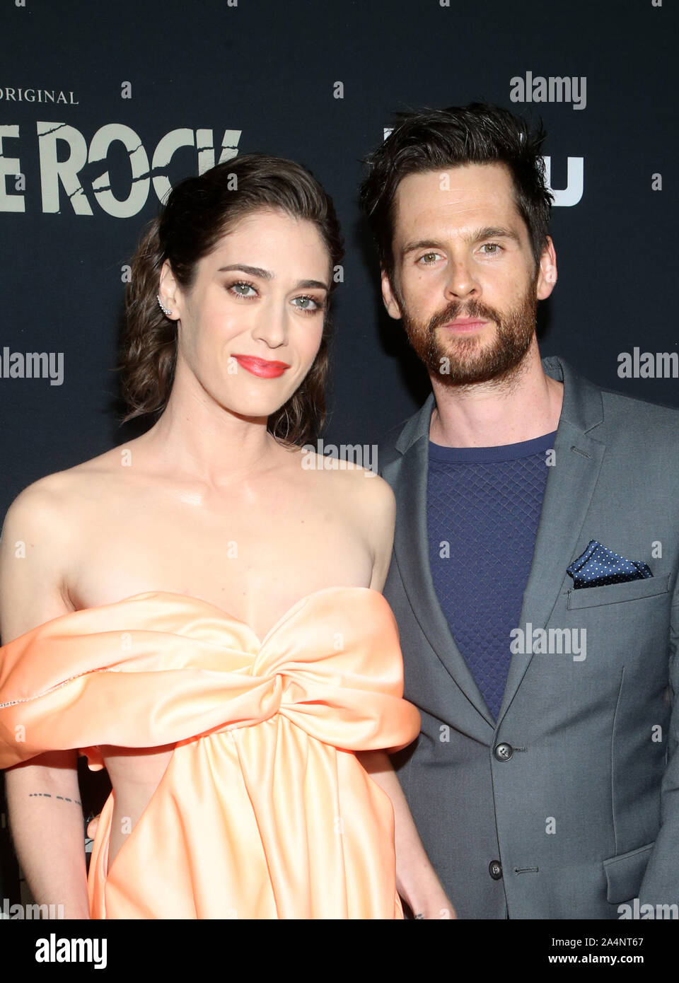 October 14, 2019, Los Angeles, California, USA: LIZZY CAPLAN and TOM ...