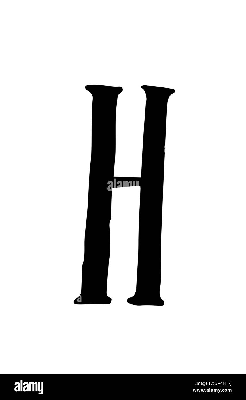 Bumpy elongated font. Vector. Capital letter. Uneven font. Letter are ...