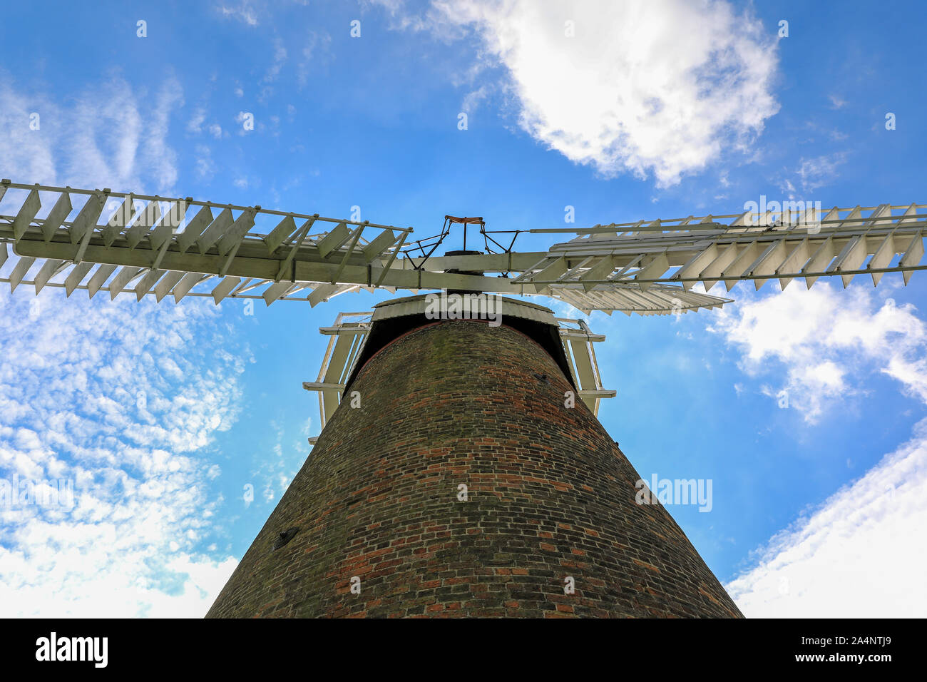 A close up shot of the sails on the Hardley Drainage windmill, Hardley ...
