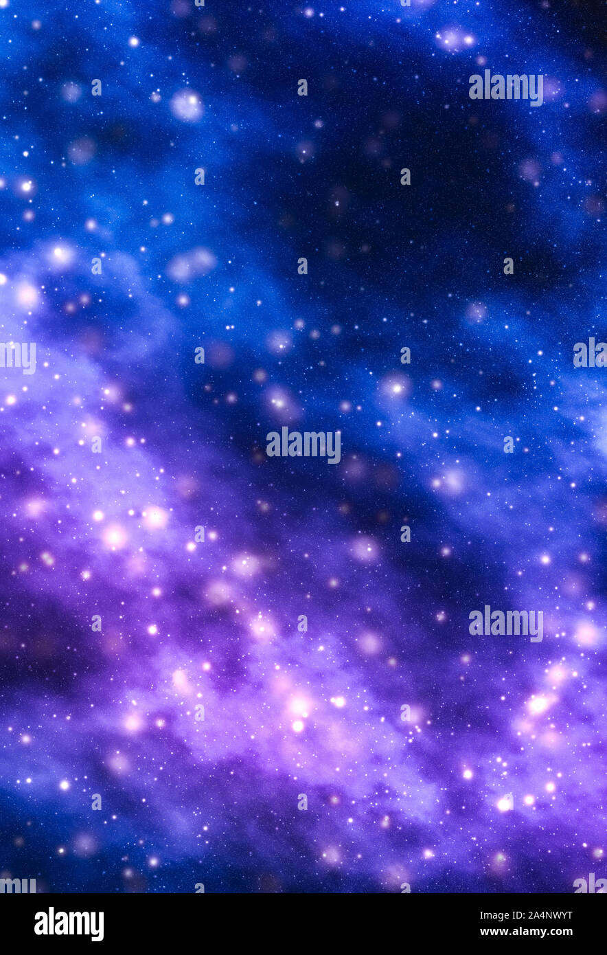 Discovery in astronomy, cosmic abstract and future technology concept ...