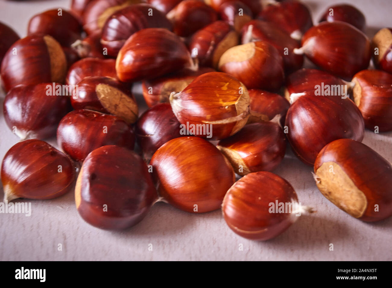 Spanish chestnuts hi-res stock photography and images - Alamy