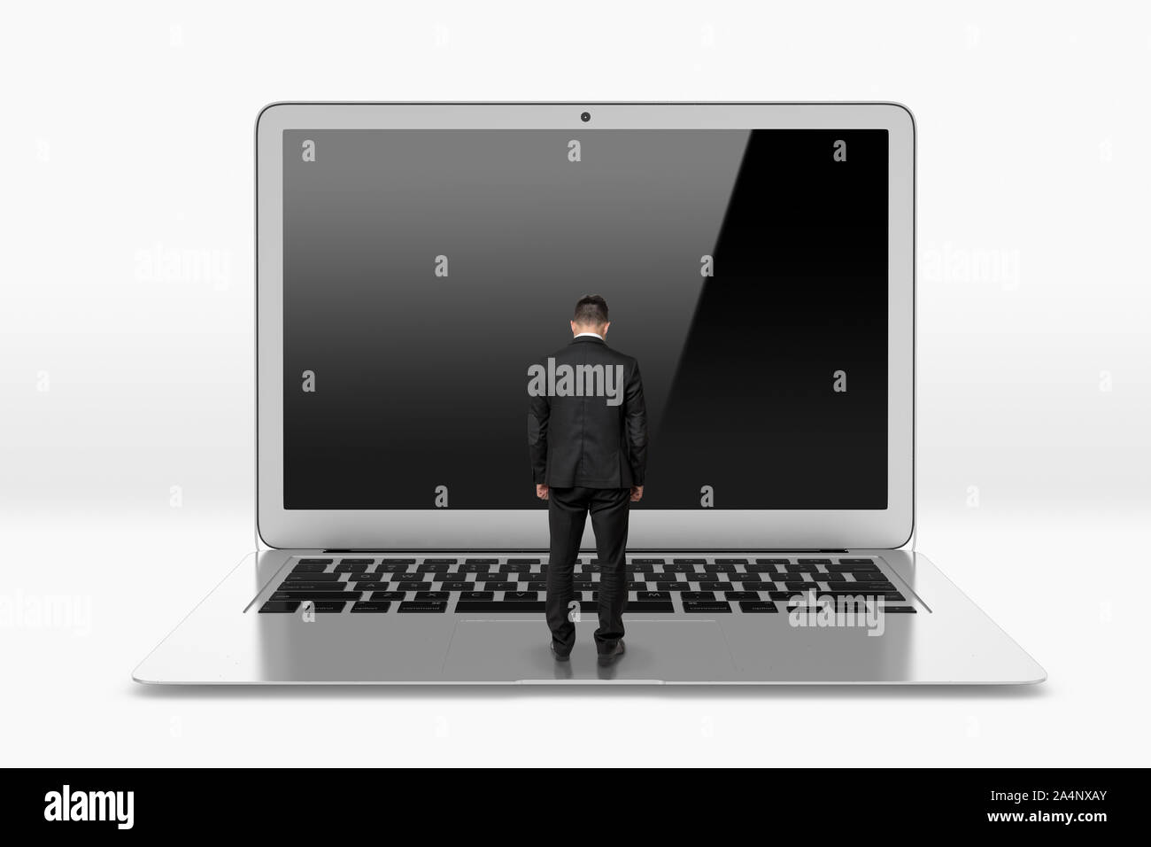 Big laptop hi-res stock photography and images - Alamy