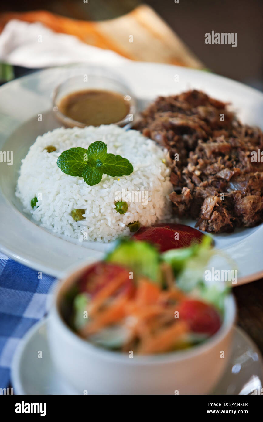 setswa african traditional food from botswana Stock Photo - Alamy