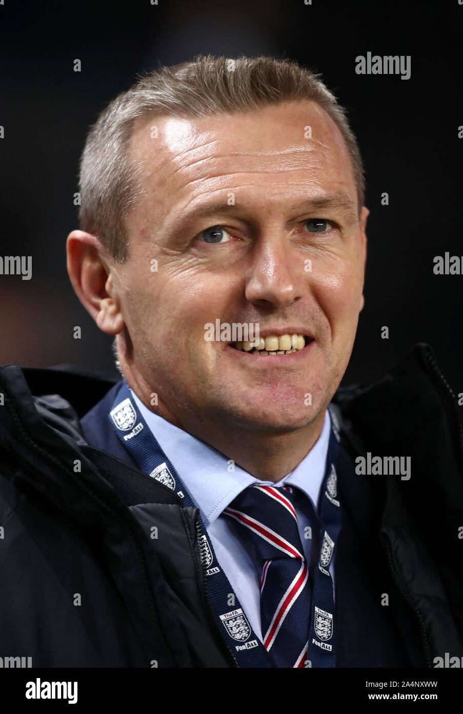 England coach Aidy Boothroyd during the UEFA Euro 2021 Under-21 ...