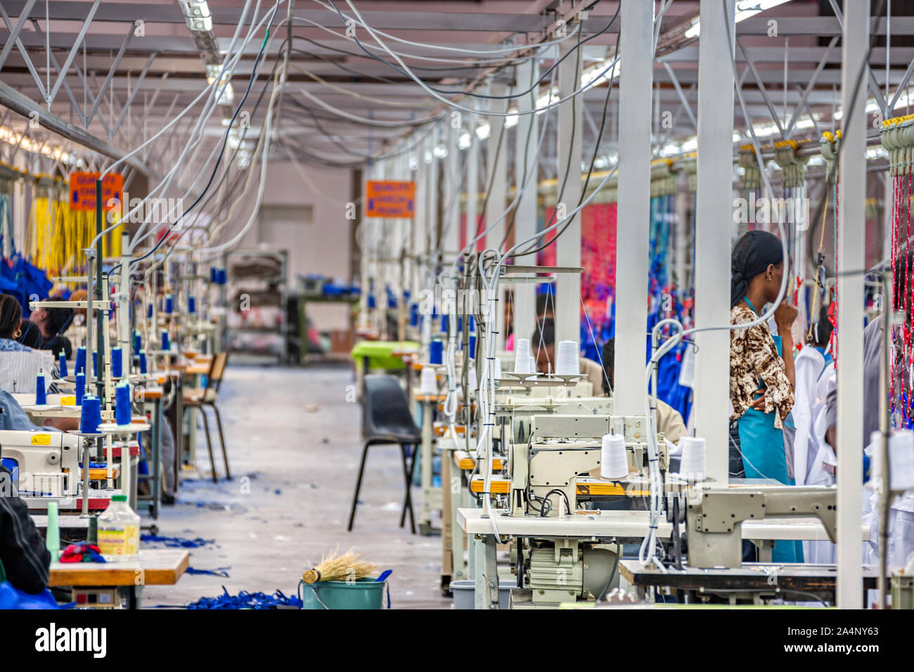 Textile factory africa hi-res stock photography and images - Alamy