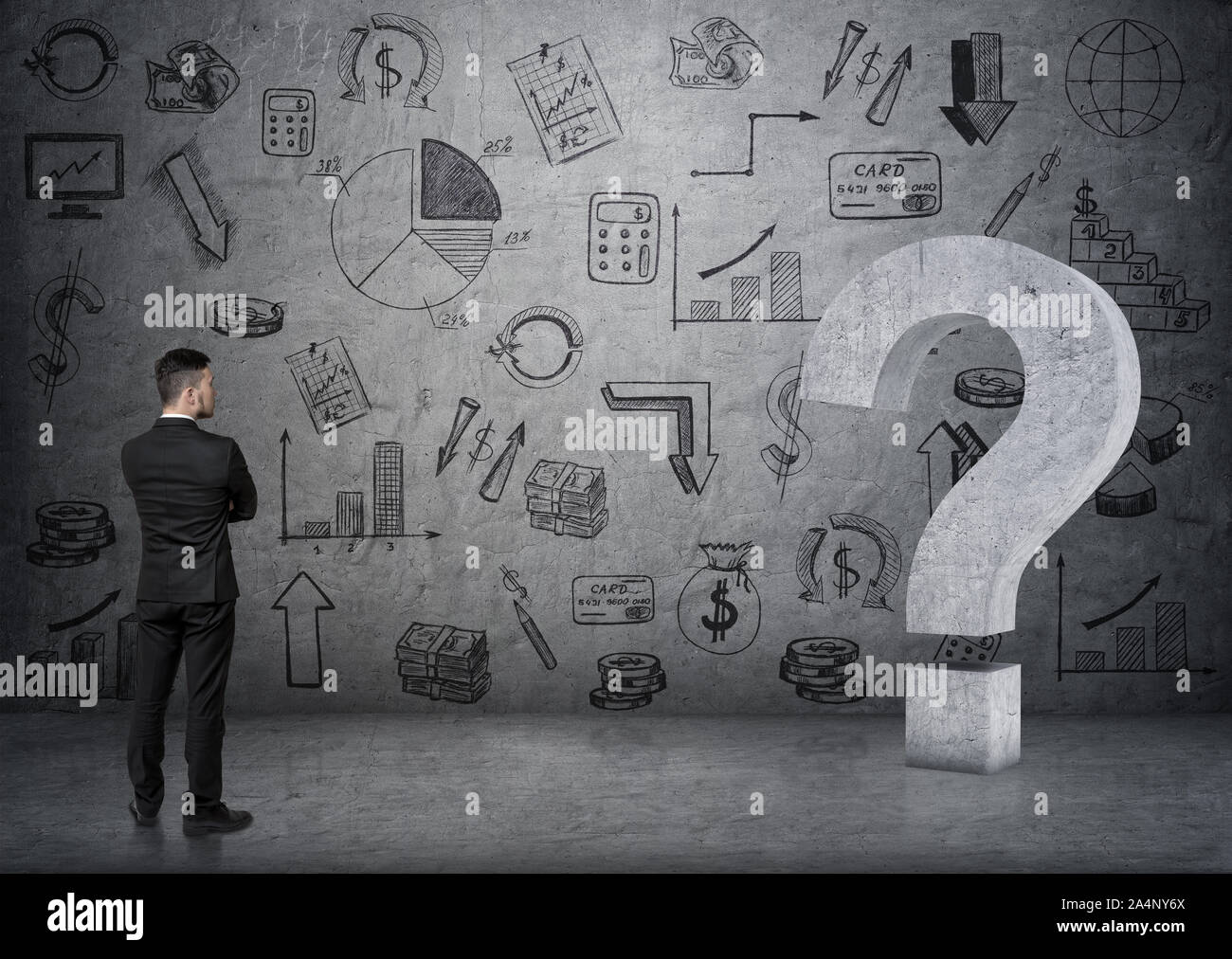 3d man question mark hi-res stock photography and images - Alamy