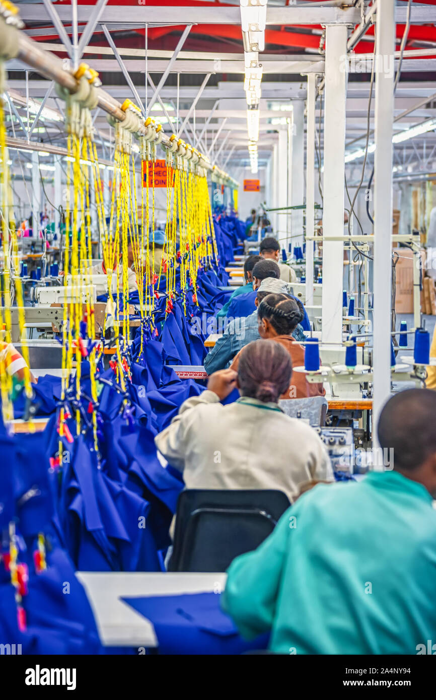 Textile factory africa hi-res stock photography and images - Alamy