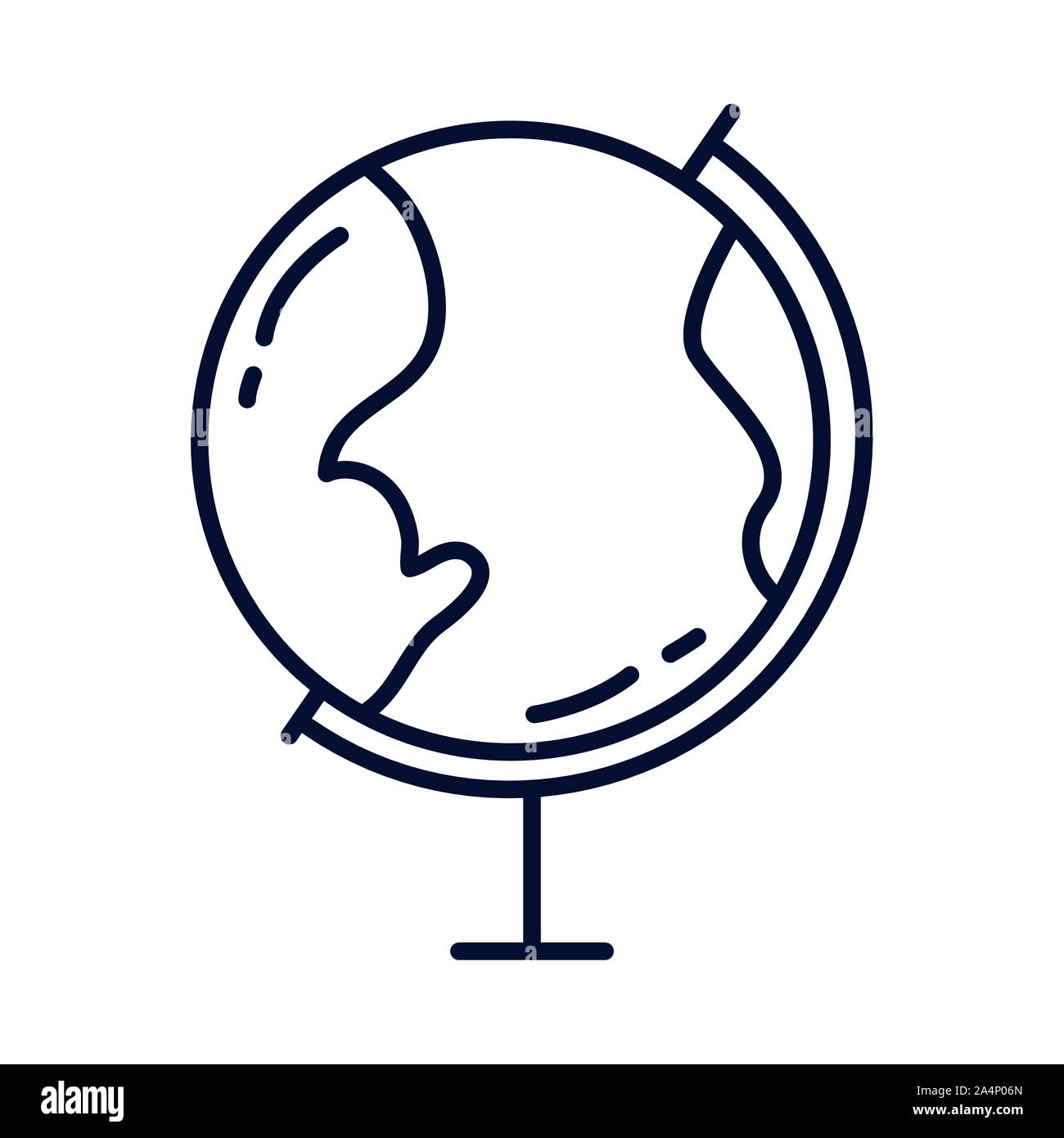 World sphere design, Planet continent earth world globe ocean and ...