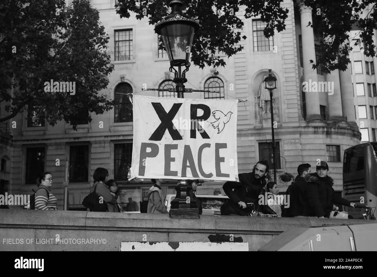 Extinction Rebellion October Rebellion in Trafalgar Square - London ...