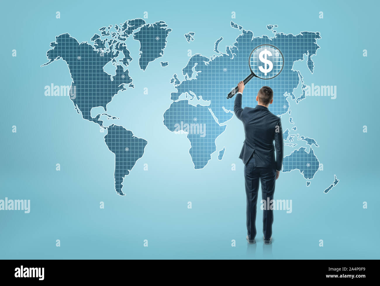 Person wall map hi-res stock photography and images - Alamy