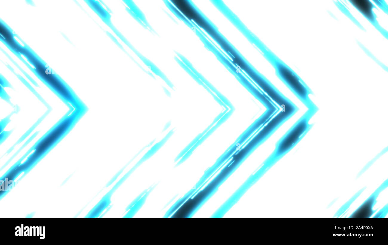 Glitch lines, traveling in dark with high speed, 3d render computer ...