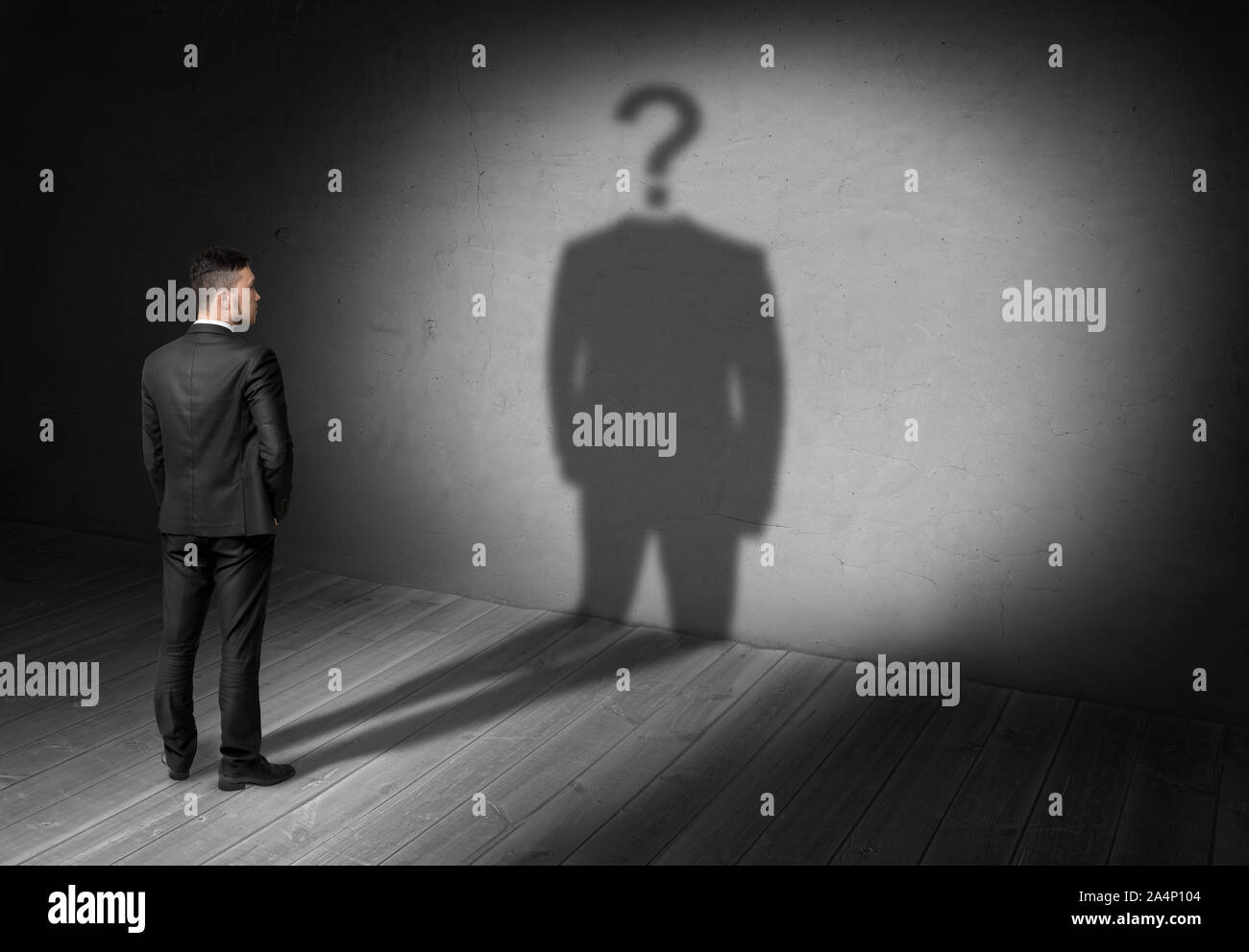 Question mark man head symbol hi-res stock photography and images - Alamy